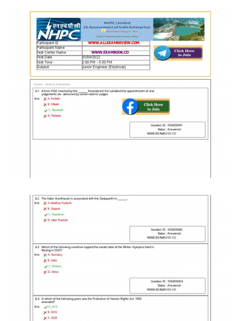 Junior Engineer (Electrical) 2 | PDF | Viscosity