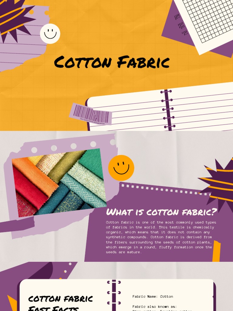 Cotton Fabric | PDF | Textiles | Cotton