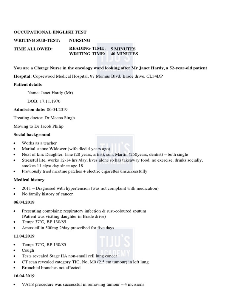 Writing Task 11 | Download Free PDF | Chemotherapy | Clinical Medicine