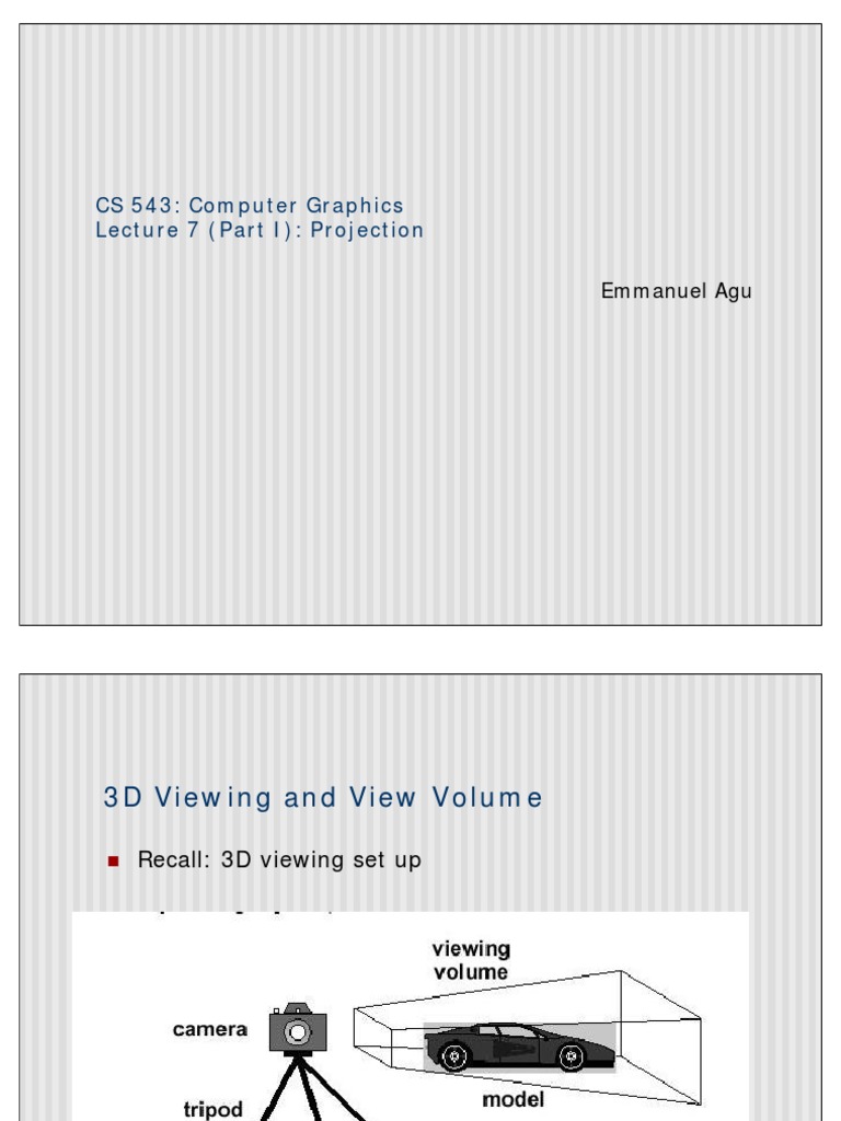 Lecture07 p1 | PDF | Geometry | Computer Graphics Lecture07 p1 | PDF | Geometry | Computer Graphics