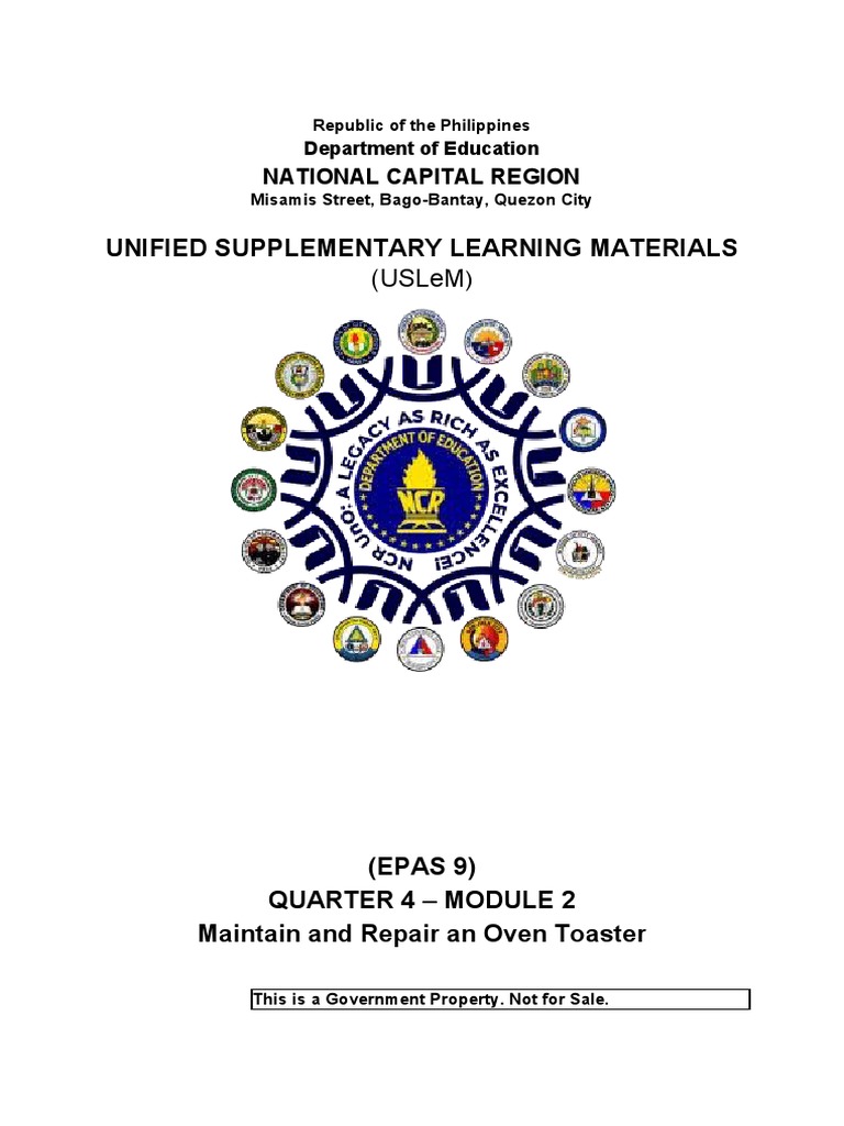 EPAS 9 Q4 Mod. 2 | PDF | Oven | Fuse (Electrical)