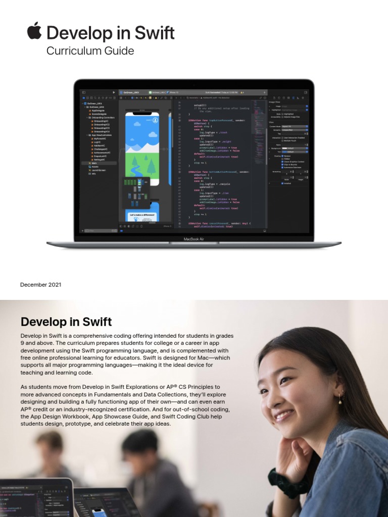 Develop in Swift Curriculum Guide | PDF | Swift (Programming Language ...