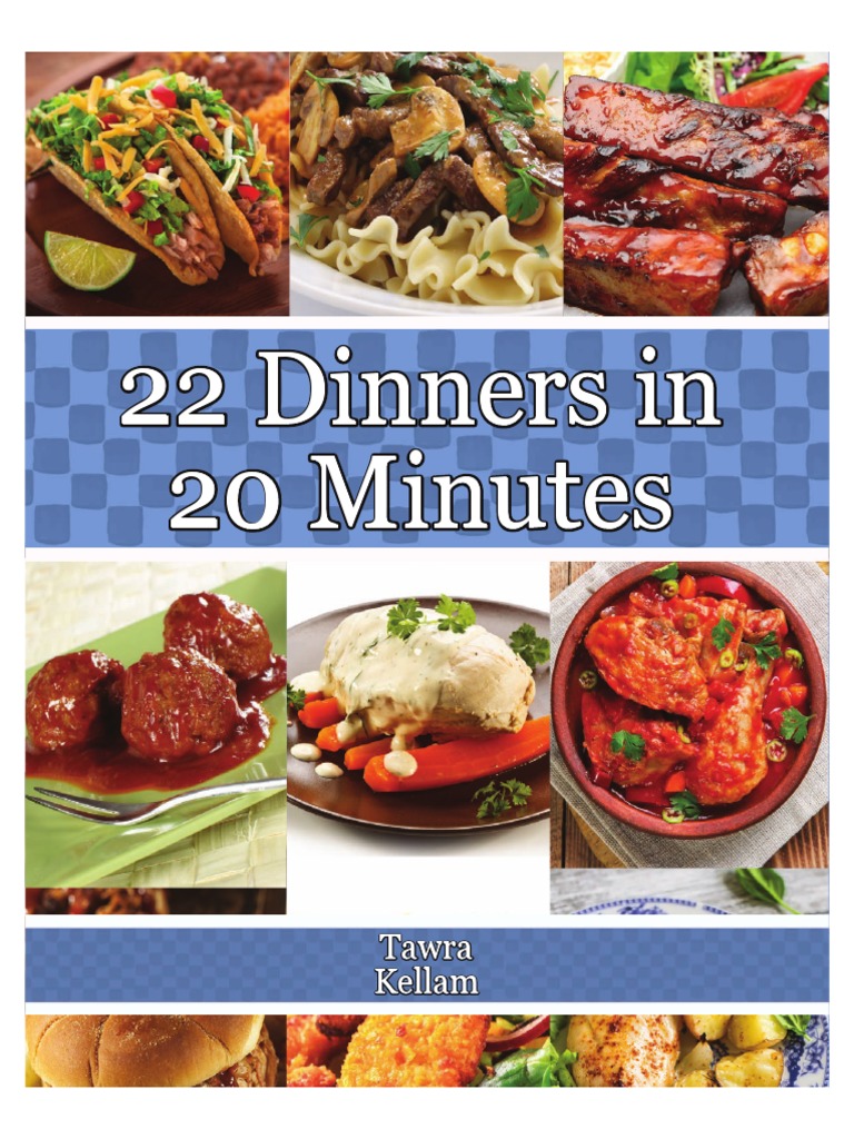 22 Dinners in 20 Minutes Ebook | PDF | Slow Cooker | Sausage
