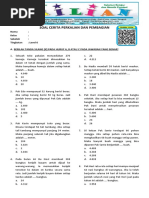 100 Soal Matematika Kelas 5 Bilangan Cacah Sampai 100000 | PDF | Metode & Bahan Ajar | Griya & Taman