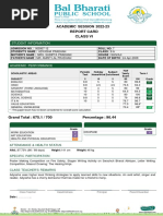 CBSE 11th Class Marksheet Sample | PDF | Schools