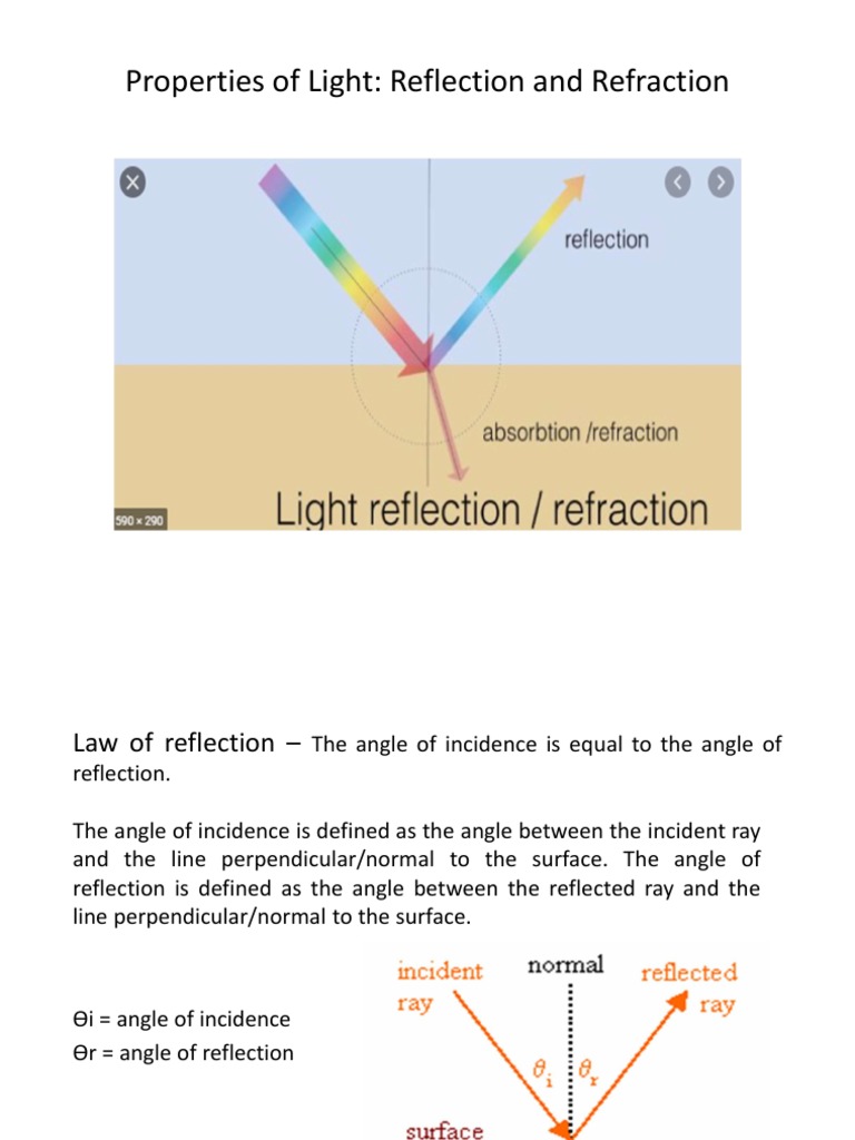 Refraction | PDF | Reflection (Physics) | Refraction