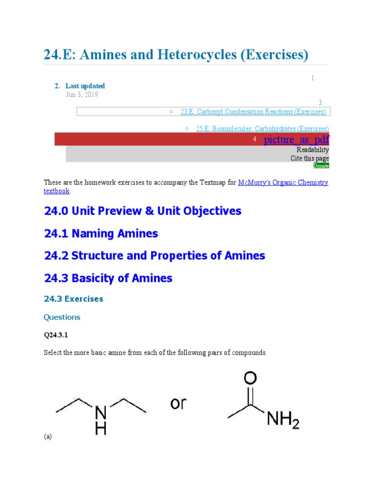 Amines | PDF | Amine | Chemistry