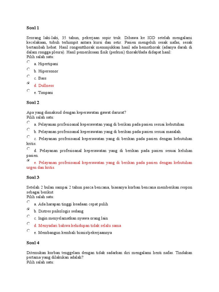 Soal Uts Gadar | PDF