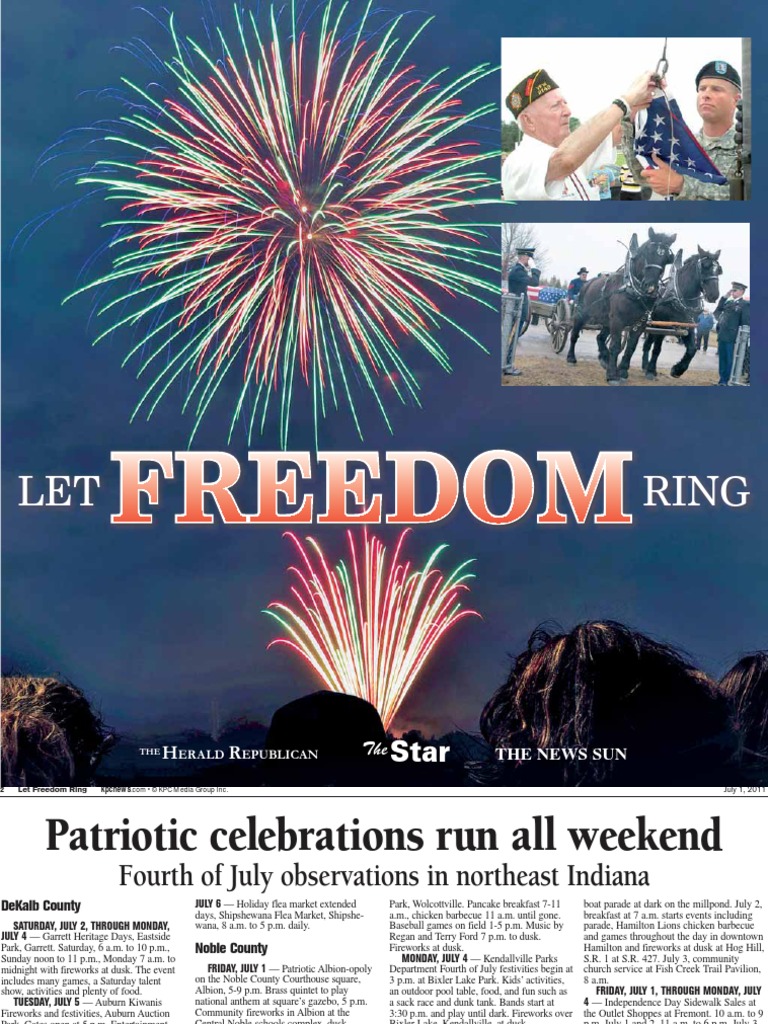 Let Freedom Ring | PDF | Flag Of The United States | Independence Day ...