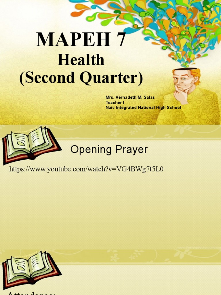 MAPEH 7 Health (Second Quarter) | Download Free PDF | Foods | Human ...