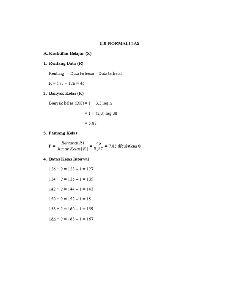 Lampiran Uji Normalitas | PDF