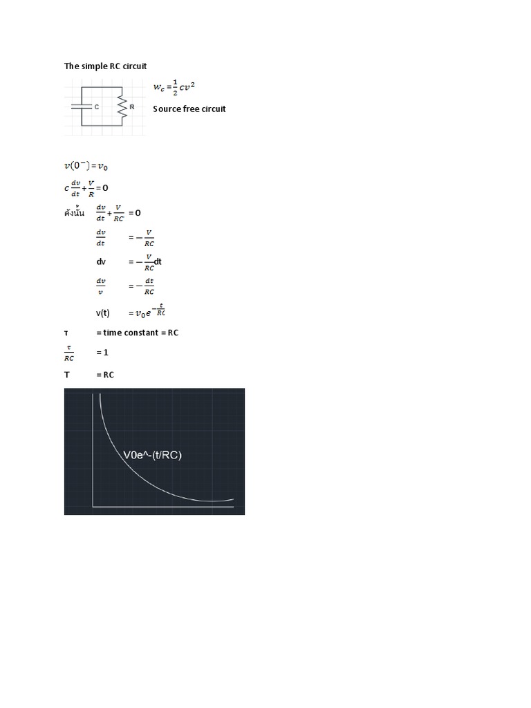 Understanding Simple RC Circuits | PDF