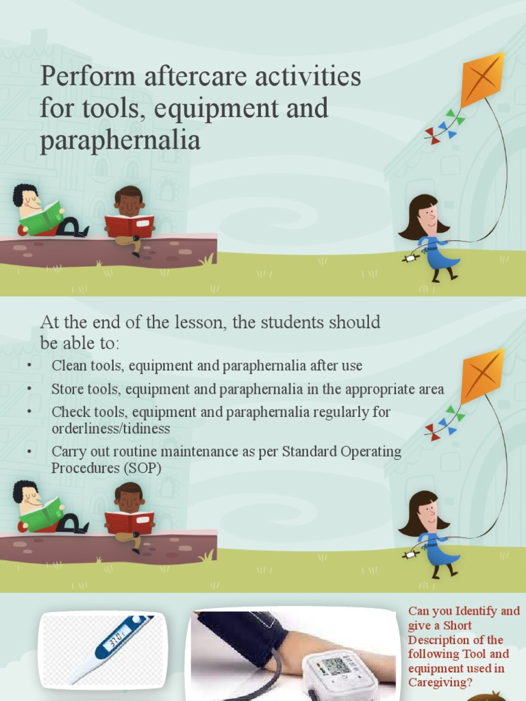 Essential Aftercare for Caregiving Tools | PDF