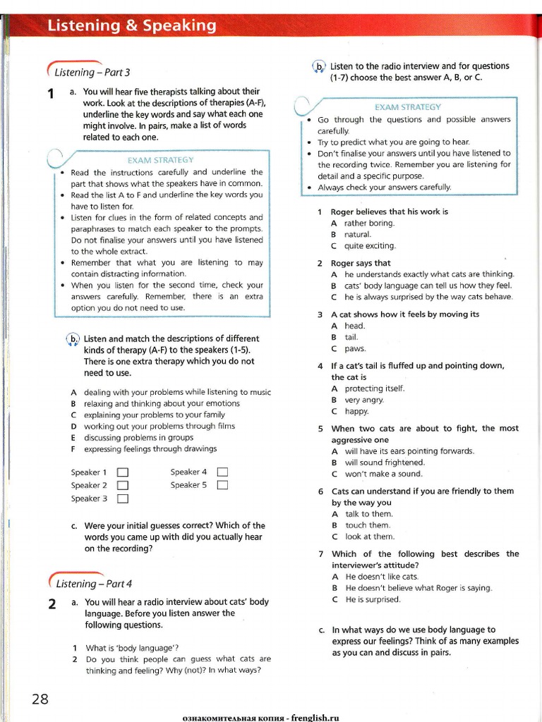 Upstream Upper Unit2 Listening | PDF
