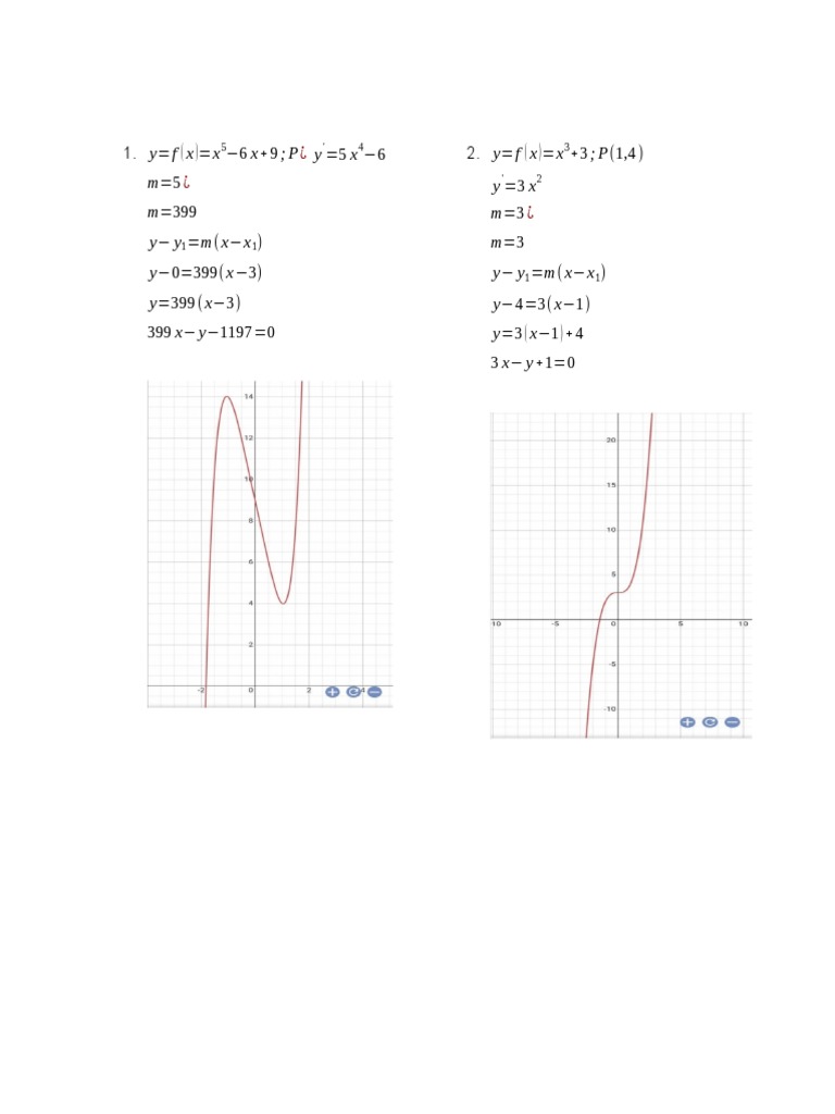 Sample Derivative Excersise | PDF