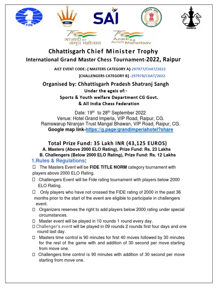 CM Trophy 7 | PDF | Chess