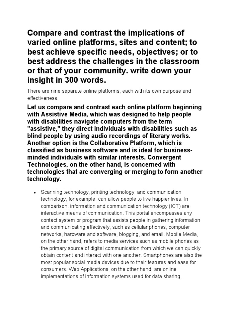 Emptech Activity 1 | PDF | World Wide Web | Internet & Web