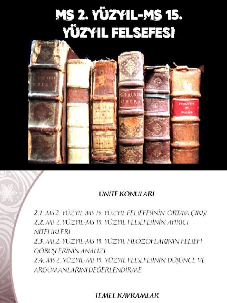 11.sinif Felsefe Ms 2 Ms 15 Yy Felsefesi Ders Notlari | PDF