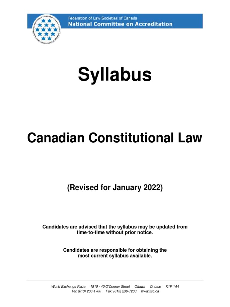 Syllabus Constitutional 2022 FINAL Revised | PDF | Test (Assessment ... Syllabus Constitutional 2022 FINAL Revised | PDF | Test (Assessment ...