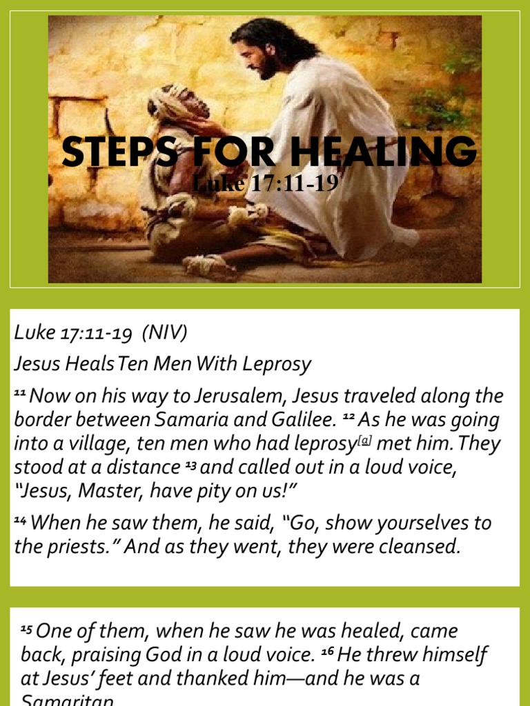 Steps For Healing Sermon | PDF