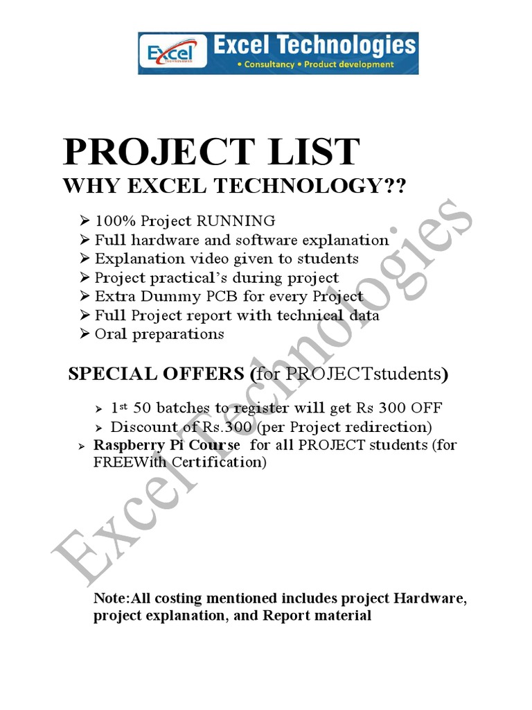 TE Project List - COE | PDF | Wireless | Radio Frequency Identification