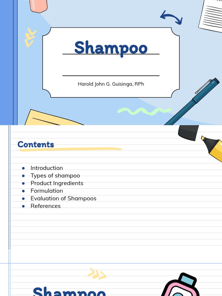 Shampoo | PDF | Surfactant | Shampoo