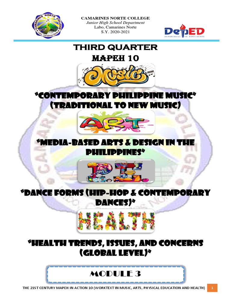 Mapeh 10 Q1 W2 | Download Free PDF | Sustainability | Dances