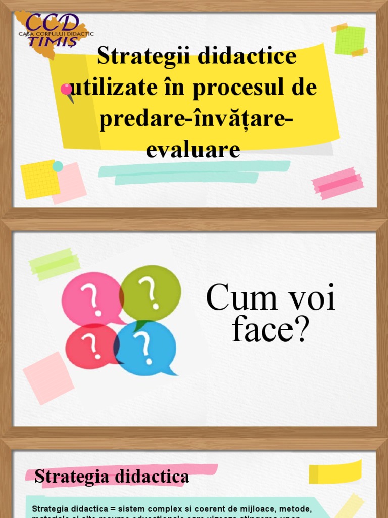 Strategii Didactice | PDF