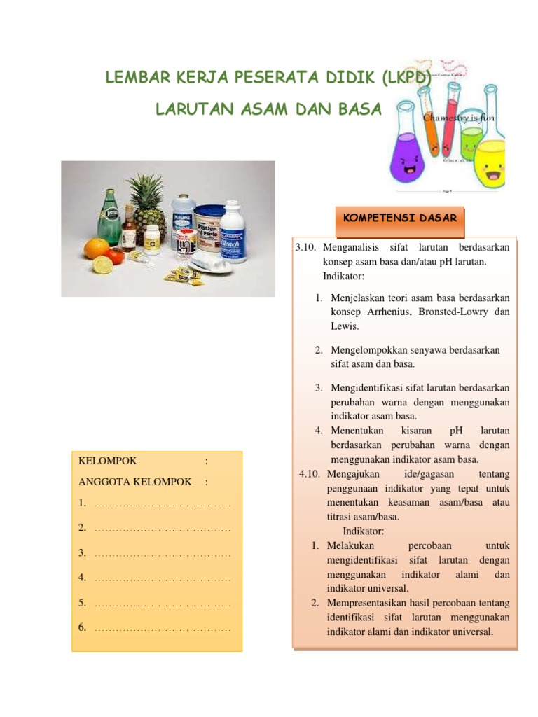 LKPD Asam Basa | PDF