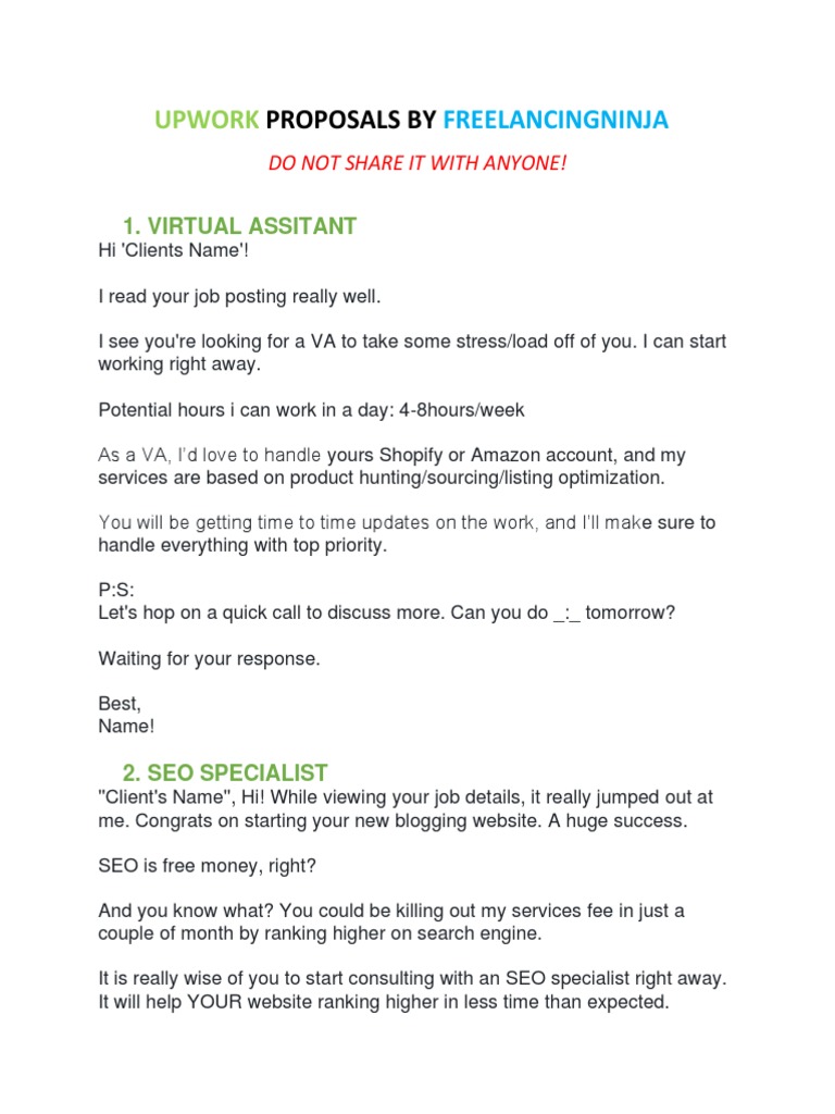 UPwork Material | PDF | Search Engine Optimization | Marketing