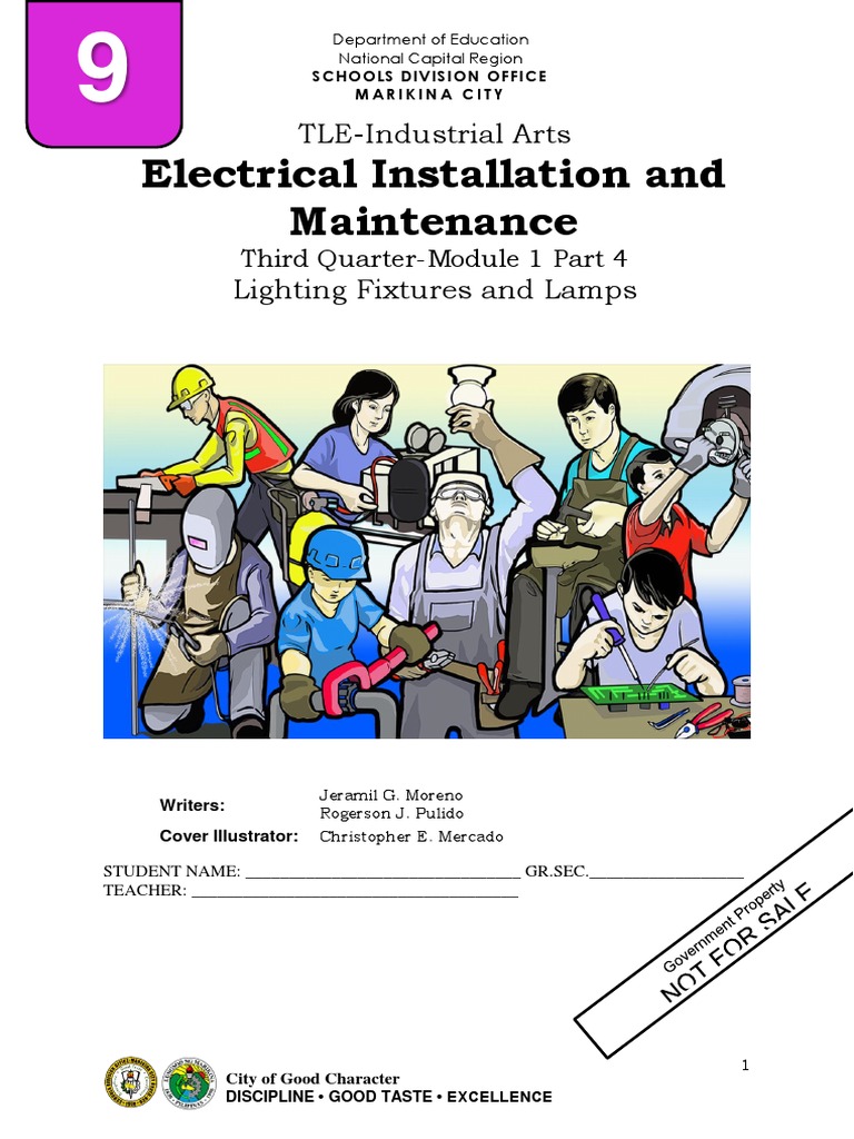 TLEEIM Grade9 QTR3 Module1 Part4 Lighting-Fixtures-and-Lamps | PDF ...