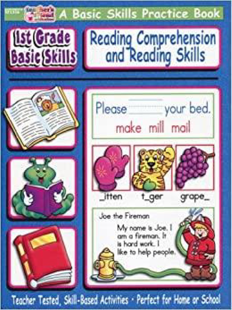 Basic Skills Reading Comprehension and Reading Skills Grade 1 | PDF