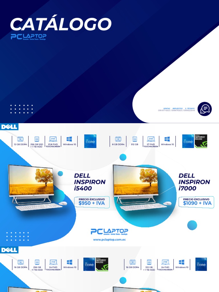 Catálogo PCLAPTOP Junio Final | PDF | Hardware de la computadora ...
