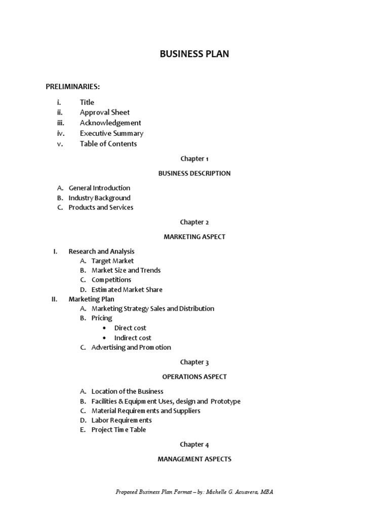 proposed-business-plan-format-pdf