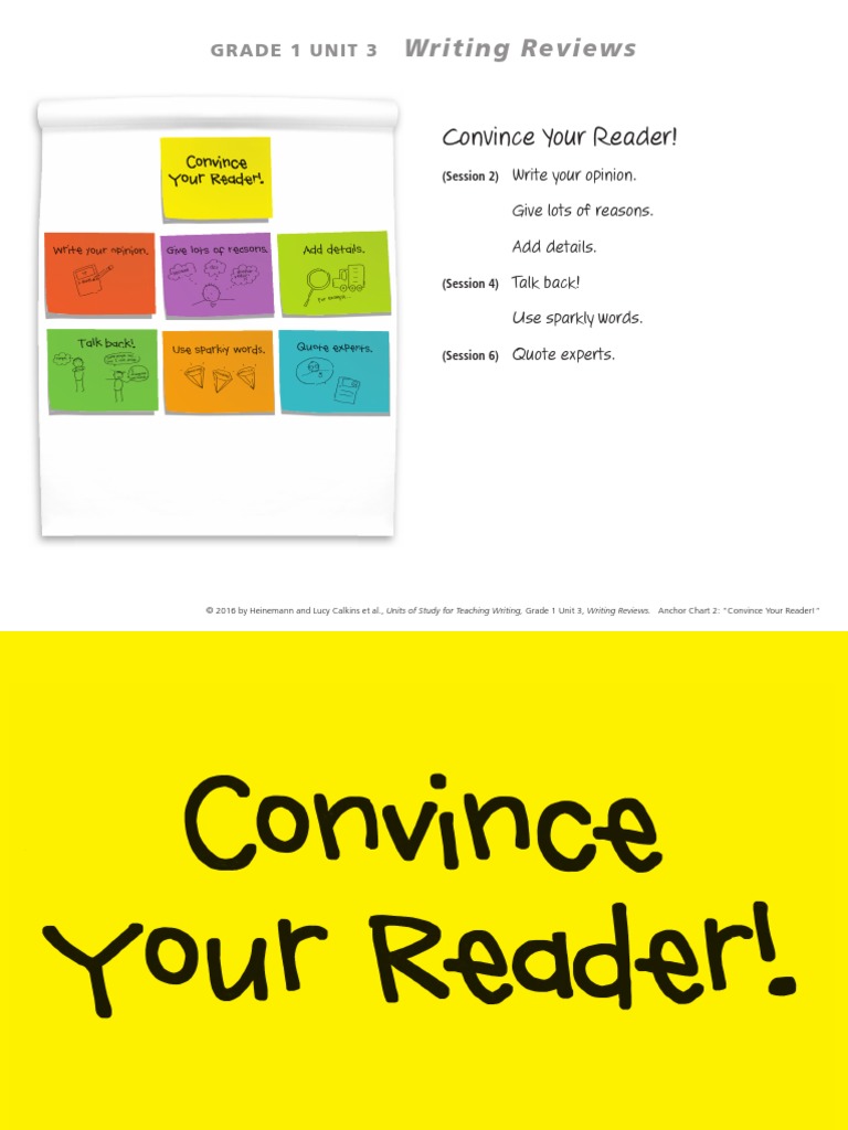 Anchor Chart Opinion Writing | PDF