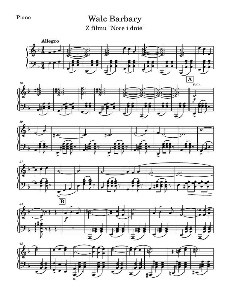 Walc_Barbary-Piano | PDF