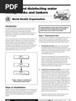 Water Tank Cleaning Procedures | PDF | Chlorine | Water