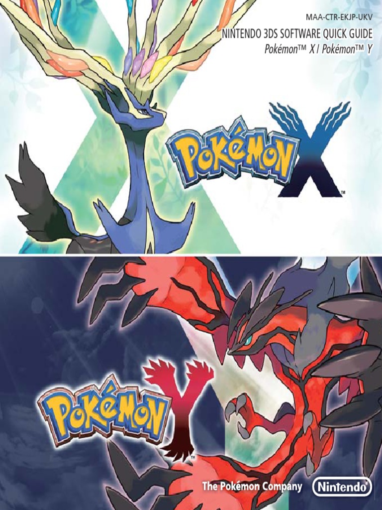 Pokemon X and Y Quick Start Guide | PDF | Nintendo | Pokémon