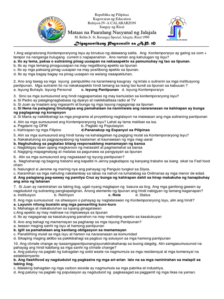 Diagnostic Ap10 | PDF