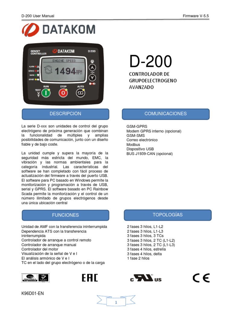 D-200 User Manual Title | PDF | USB | Transformador