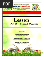 Lesson Exemplar in AP10 First Quarter | PDF