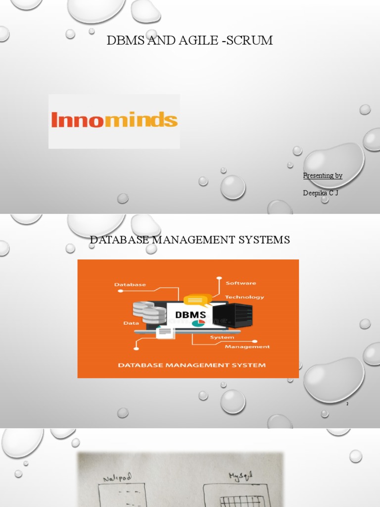 DBMS and AGILE - SCRUM | PDF | Databases | Scrum (Software Development)