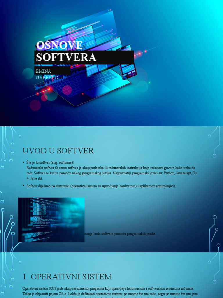 Osnove Softvera | PDF