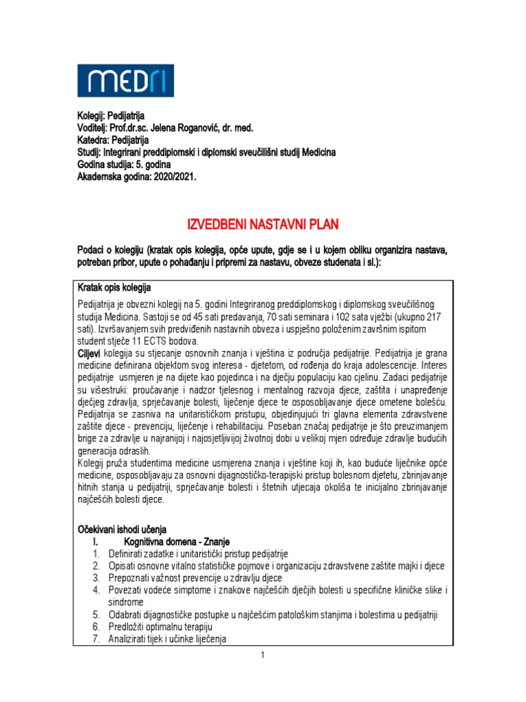 INP Pedijatrija | PDF