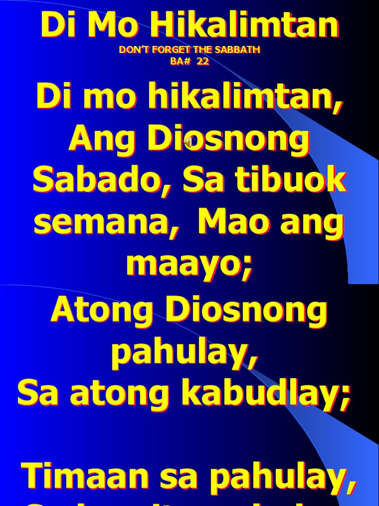Di Mo Hikalimtan | PDF