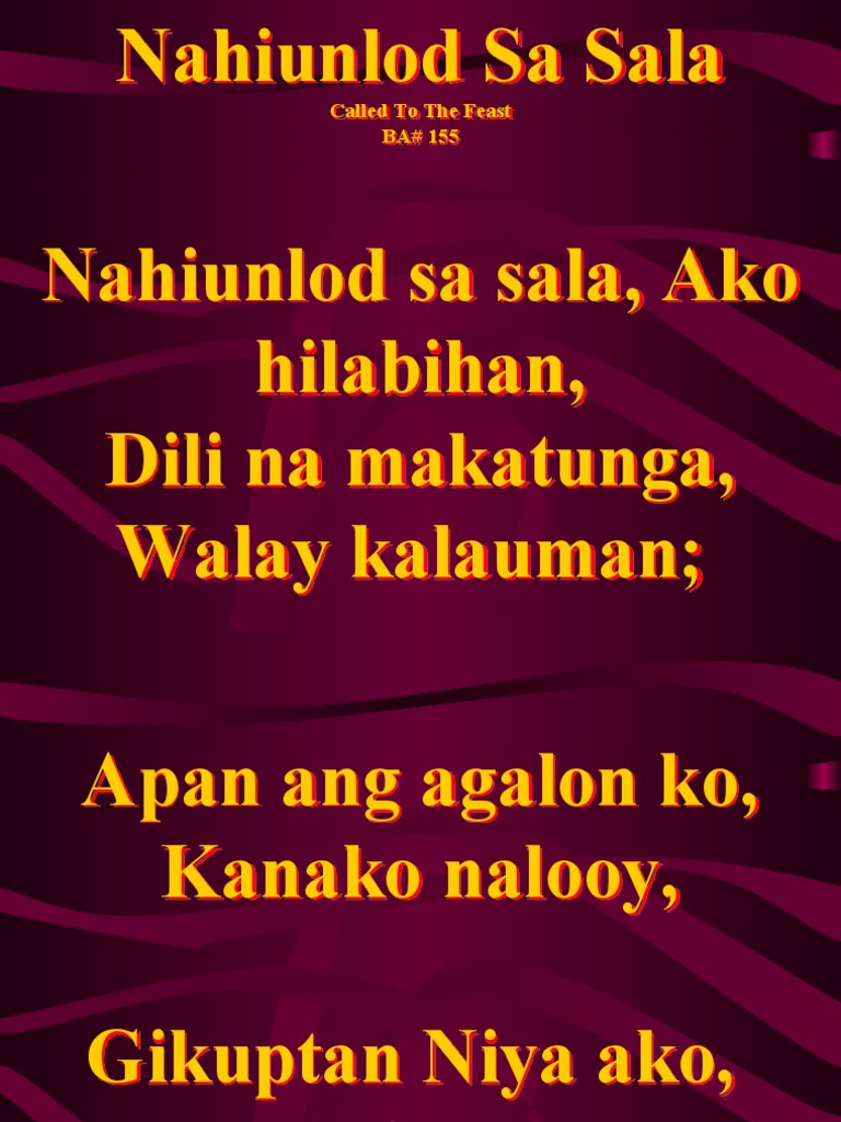 Nahiunlod Sa Sala | PDF