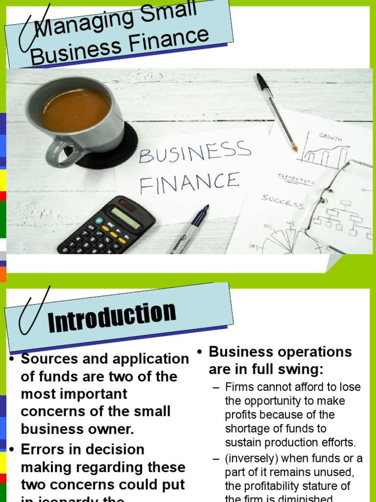 Managing Small Business Finance | PDF | Revenue | Net Income