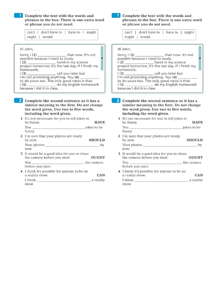 10 Grammar Worksheet | PDF