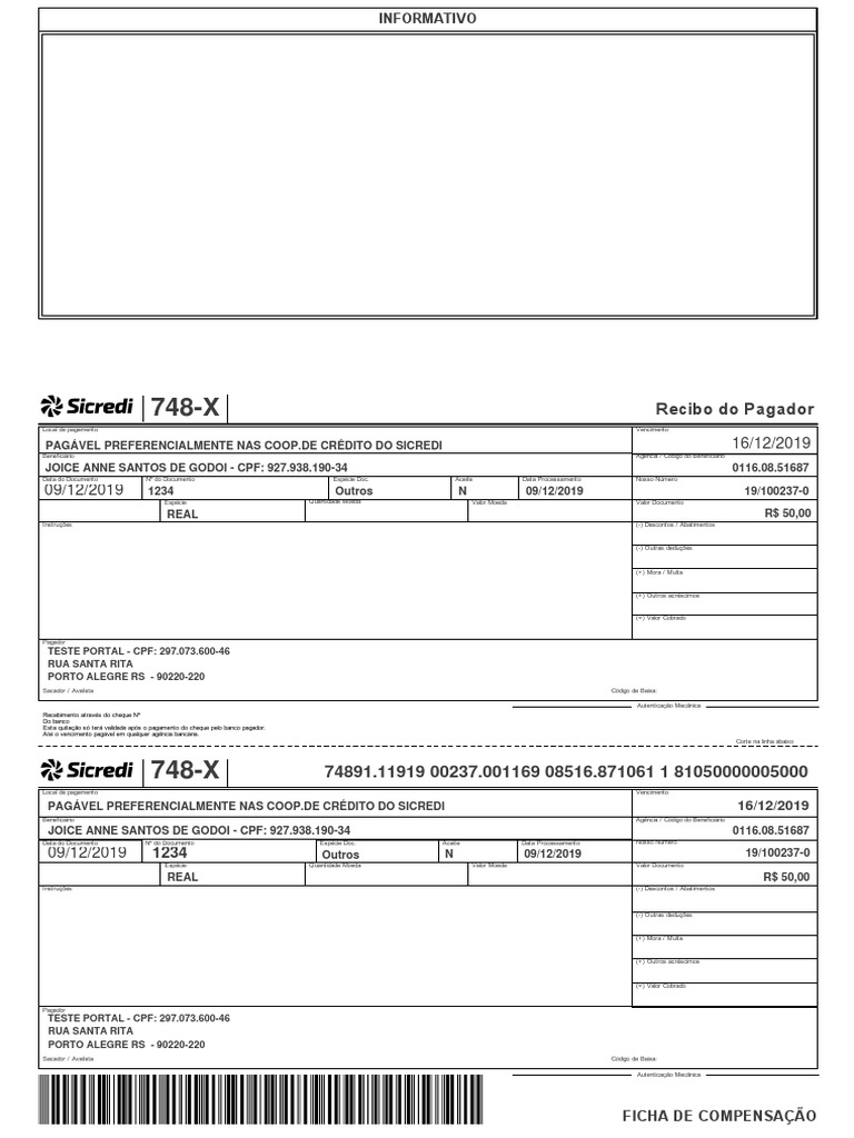 Modelo de Boleto | PDF | Moeda | Mercado de câmbio