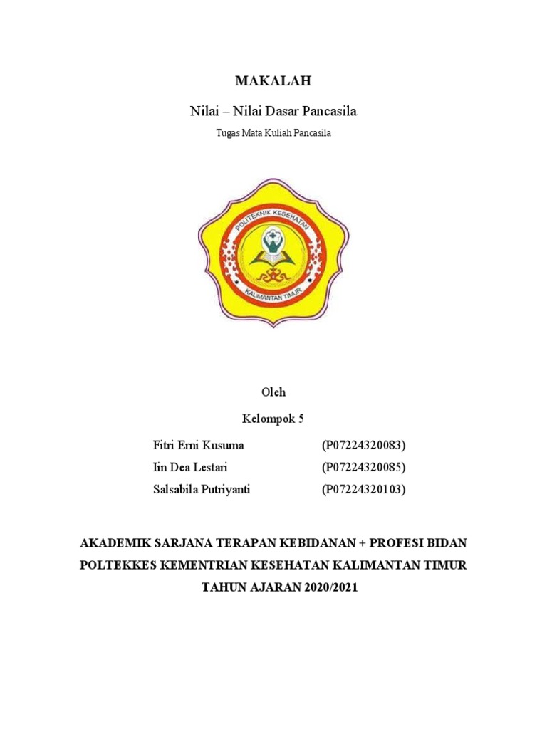 Makalah Pancasila Kel 5 | PDF